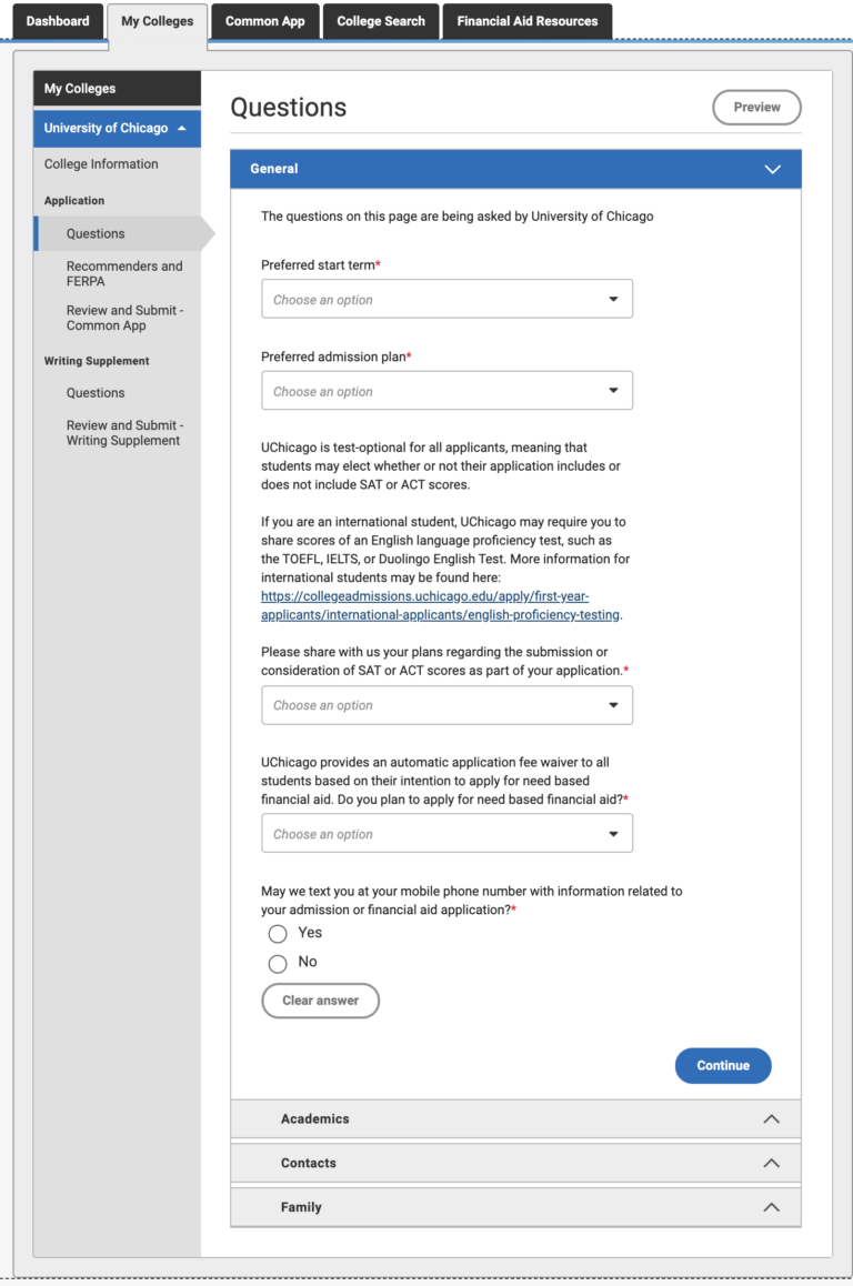⋆ Stand Out College Prep The Common App Questions: Step-by-Step